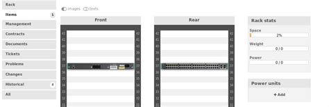 Flipped View Images Of Device In Rack Issue Glpi Project Glpi Github
