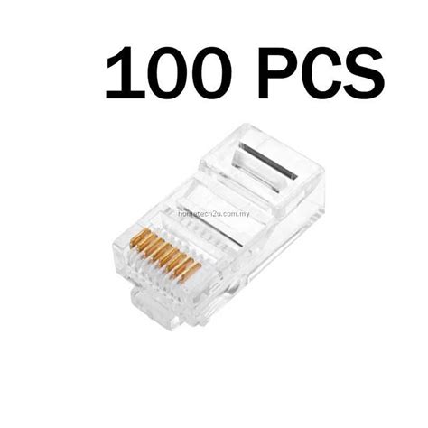 20 50 100pcs Amp Tyco Rj45 Cat6 8p8c Modular Plug Network Connector Ethernet Cables Module