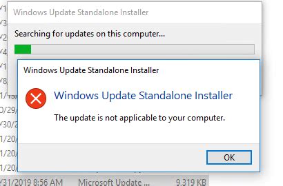 The Update Is Not Applicable To Your Computer Windows Update Error Windows OS Hub