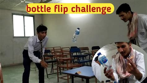 bottle flip challenge game||bottle cop game challenge|| funny game bottle flip - YouTube