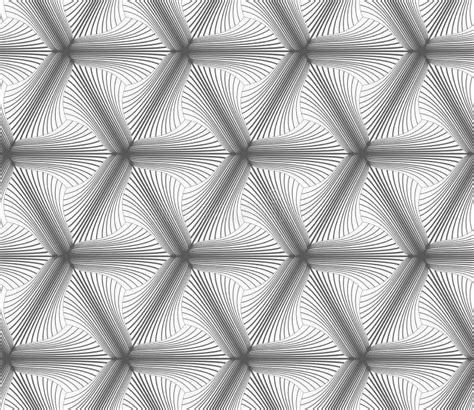 Monochrome Gray Three Pedal Flowers With Hatch Stock Vector Illustration Of Vector Tillable