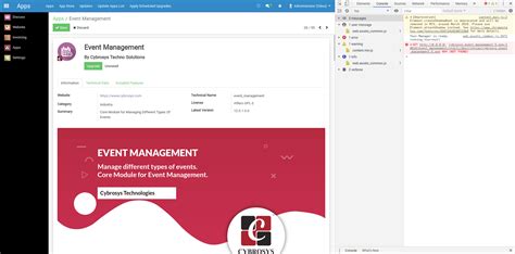 120 Eventmanagement Installed But Not Present In Menu · Issue
