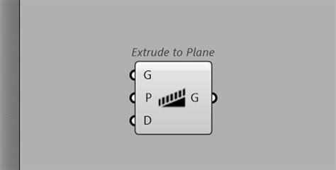 Grasshoppper Extrude To Plane Grasshopper McNeel Forum