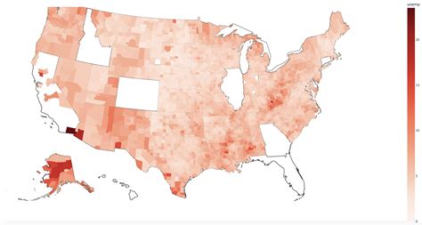 Python Show State Borders But Not County Borders On Us Choropleth Map