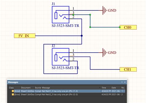 pcb altium schematic compilation error electrical engineering stack