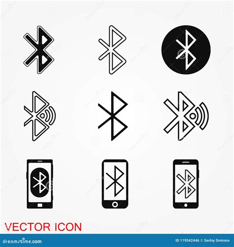 Bluetooth Sign Icon Vector Editorial Photo Illustration Of Geometric