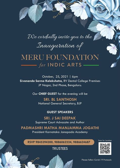 Sai Deepak J On Linkedin Taking Part In This Wonderful Inaugural Event Of The Meru Foundation For