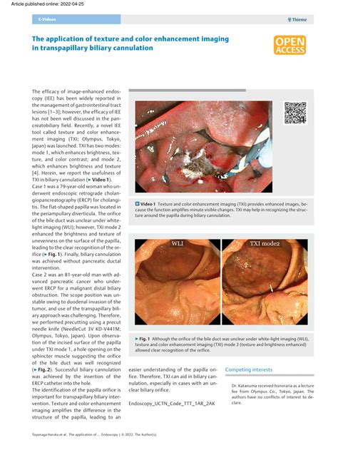Pdf The Application Of Texture And Color Enhancement Imaging In