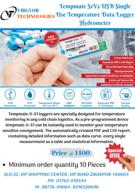Digital Temperature Data Logger At Rs In Sas Nagar ID