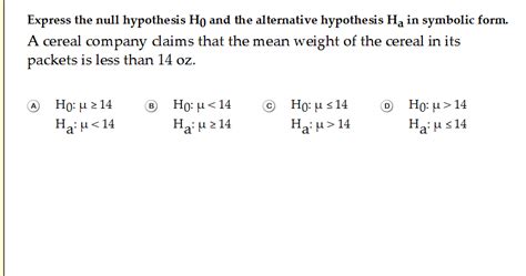 Solved Determine The Appropriate Decision Rule For The Given Chegg Com