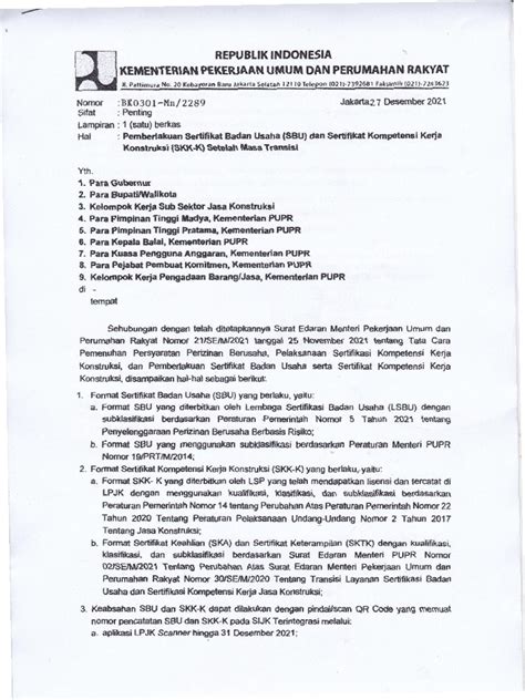 surat edaran pu sbu pdf