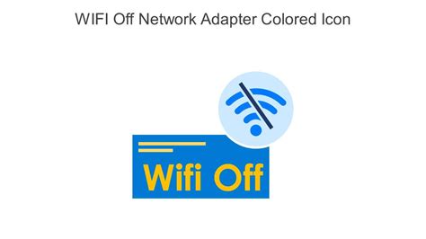 WIFI Off Network Adapter Colored Icon In Powerpoint Pptx Png And Editable Eps Format PPT PowerPoint