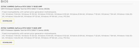 Guide To Update Vbios For 5060 Ti Users Zotac