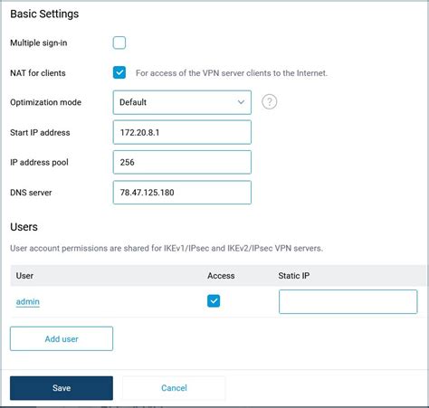 Connecting To The IKEv2 VPN Server From Android Keenetic