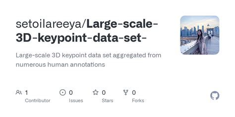 Github Setoilareeya Large Scale 3d Keypoint Data Set Large Scale 3d