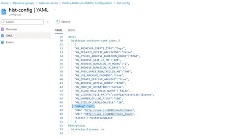 enable debugging proficy historian 2023 for azure cloud documentation