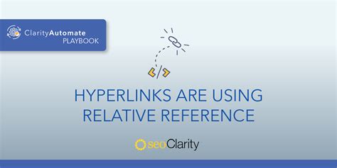Hyperlinks Are Using Relative Reference