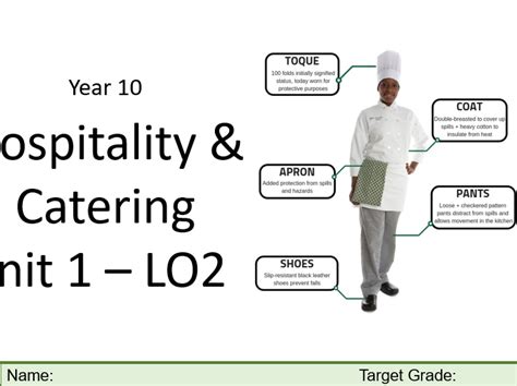 Unit 1 Hospitality And Catering Lo2 Full Unit Of Work Teaching