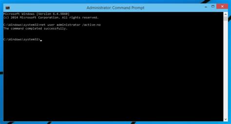 Enable Or Disable The Administrator Account In Windows