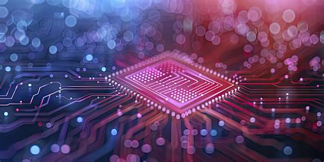 디지털 기술 개념의 칩 미래 배경을 갖춘 빨간색 회로 기판 기술 마더보드 프로세서 배경 일러스트 및 사진 무료 다운로드 Pngtree