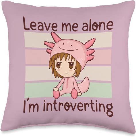 Funny Introvert Chibi Axolotl Leave Me Alone Im Introverting Chibi Infj Infp Mauve