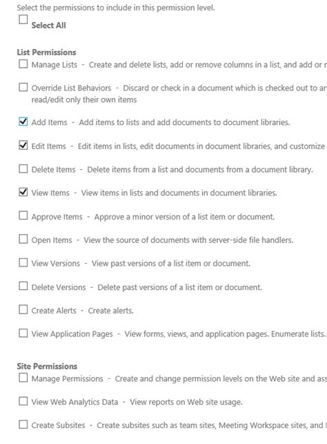 Set Item Permission Microsoft Qanda