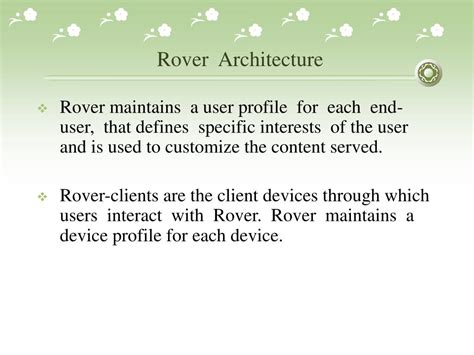Ppt Rover Technology Enabling Scalable Location Aware Computing