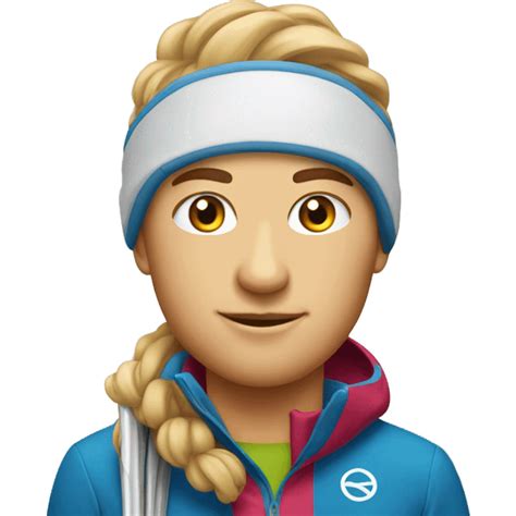 Cross Country Skier Emoji Ai Emoji Generator