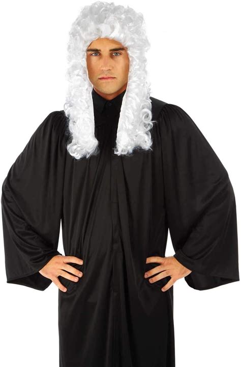Fun Shack Adults Judge Costume Mens And Womens Judges Black Robe Outfit