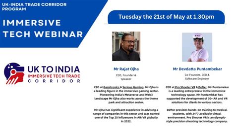 Webinar On Immersive Reality Market In India Viraj Pangam Posted On
