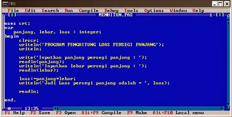 Program Sederhana Menghitung Luas Persegi Panjang C Information Knowledge