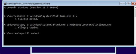 Bypass Windows 10 Login Screen After Forgot Administrator Password