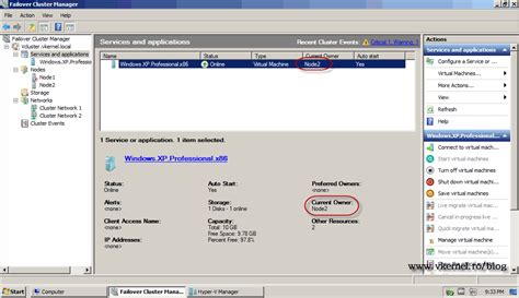 Create And Configure A Hyper V Failover Cluster Part Adrian Costea S Blog