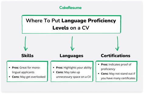 How to Write Language Proficiency Levels on a CV | CakeResume