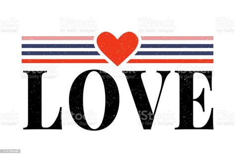 사랑 타이포 그래피 슬로건은 T셔츠와 의류 그래픽 벡터 인쇄를 위한 현대 패션 슬로건을 그리기 0명에 대한 스톡 벡터 아트 및