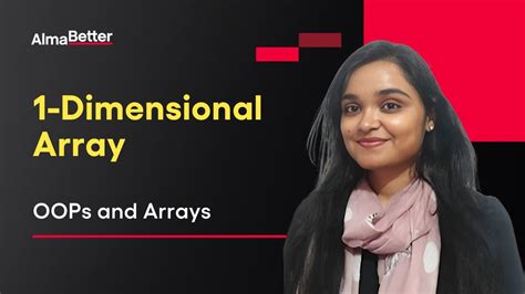 1 Dimensional Array Web Development Tutorial Almabetter Youtube