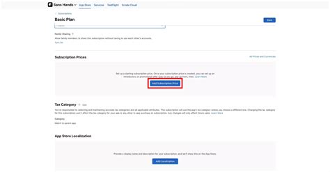 how to create an auto renewable subscription in app store connect