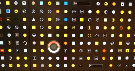 A Marvelously Huge Wall Of Working Elevator Buttons