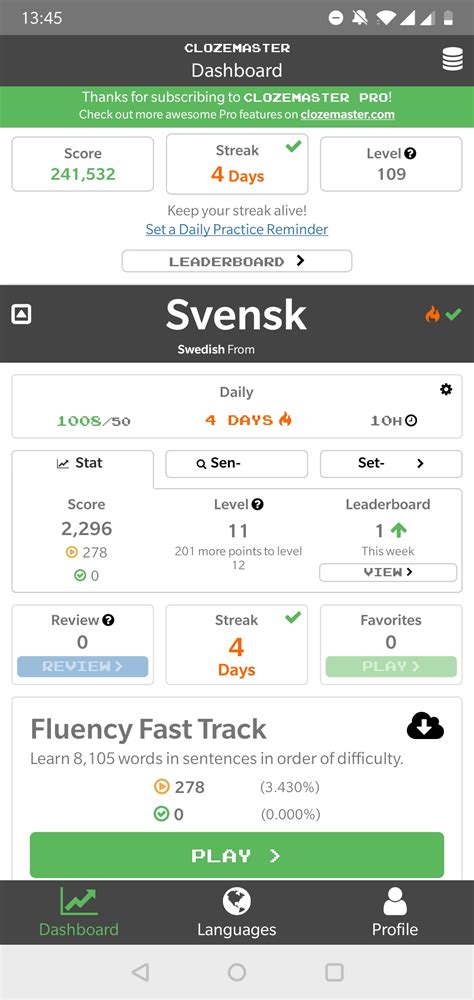 Android App Has Many Texts Cut Off Bug Reports Clozemaster Forum