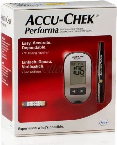 Accu Chek Performa Glucometer Red At ₹ 1800 Piece Accu Chek
