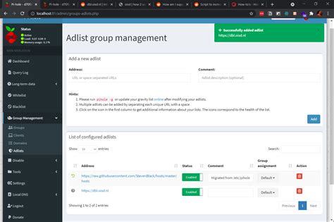 how to set up pi hole in docker container
