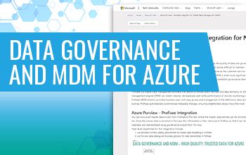 Profisee Integrates With Microsoft Azure Purview For Data Governance Foundation Enterprise