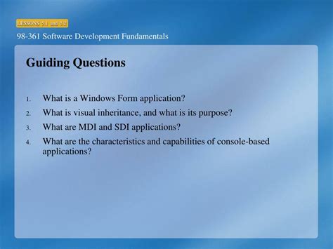 PPT Understand Windows Forms Applications And Console Based Applications PowerPoint