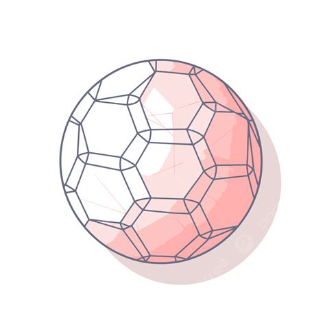 선이 그려진 다각형 축구공 벡터 흰색 배경에 투명한 배경 축구공을 묘사한 직계 아이콘 Flaticon 및 드리블에 의한 벡터 일러스트 비핸스 Hd Png 일러스트 및