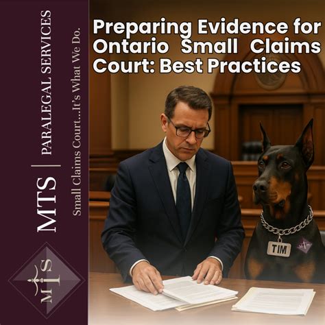 Mts Paralegal Services Professional Corporationpreparing Evidence For