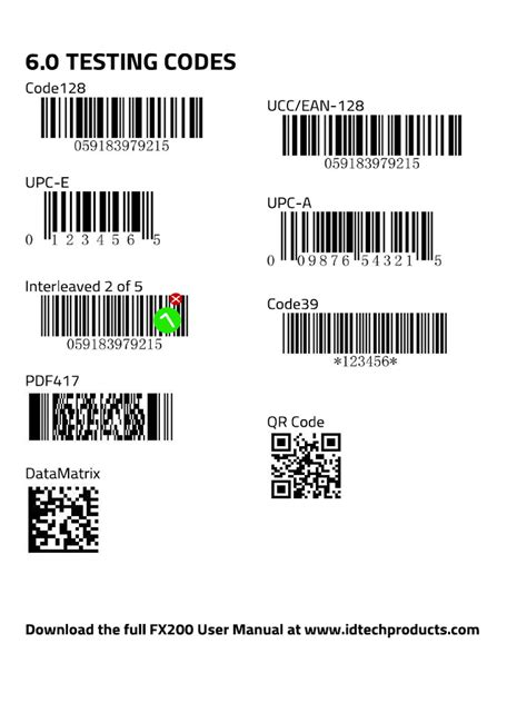 Testing Codes Pdf