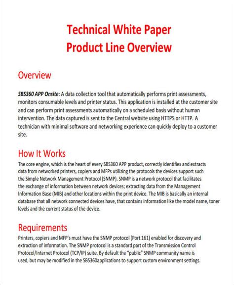 Template White Paper