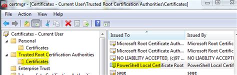 Windows 7 Signing A Powershell Script With A Self Signed Certificate Security Spiceworks