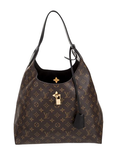 Louis Vuitton Lv Monogram Flower Hobo Brown Hobos Handbags
