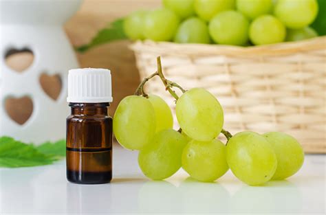 포도 씨 오일 작은 병 천연 뷰티 트리트먼트 레시피 수제 피부 헤어 케어 컨셉 공간을 복사합니다 0명에 대한 스톡 사진 및 기타 이미지 Istock